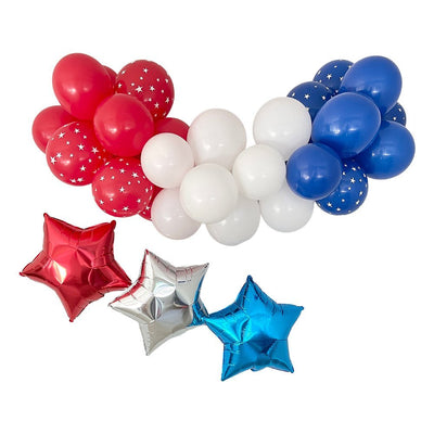 Home / Products / Patriotic Balloon Garland Kit - With Stars