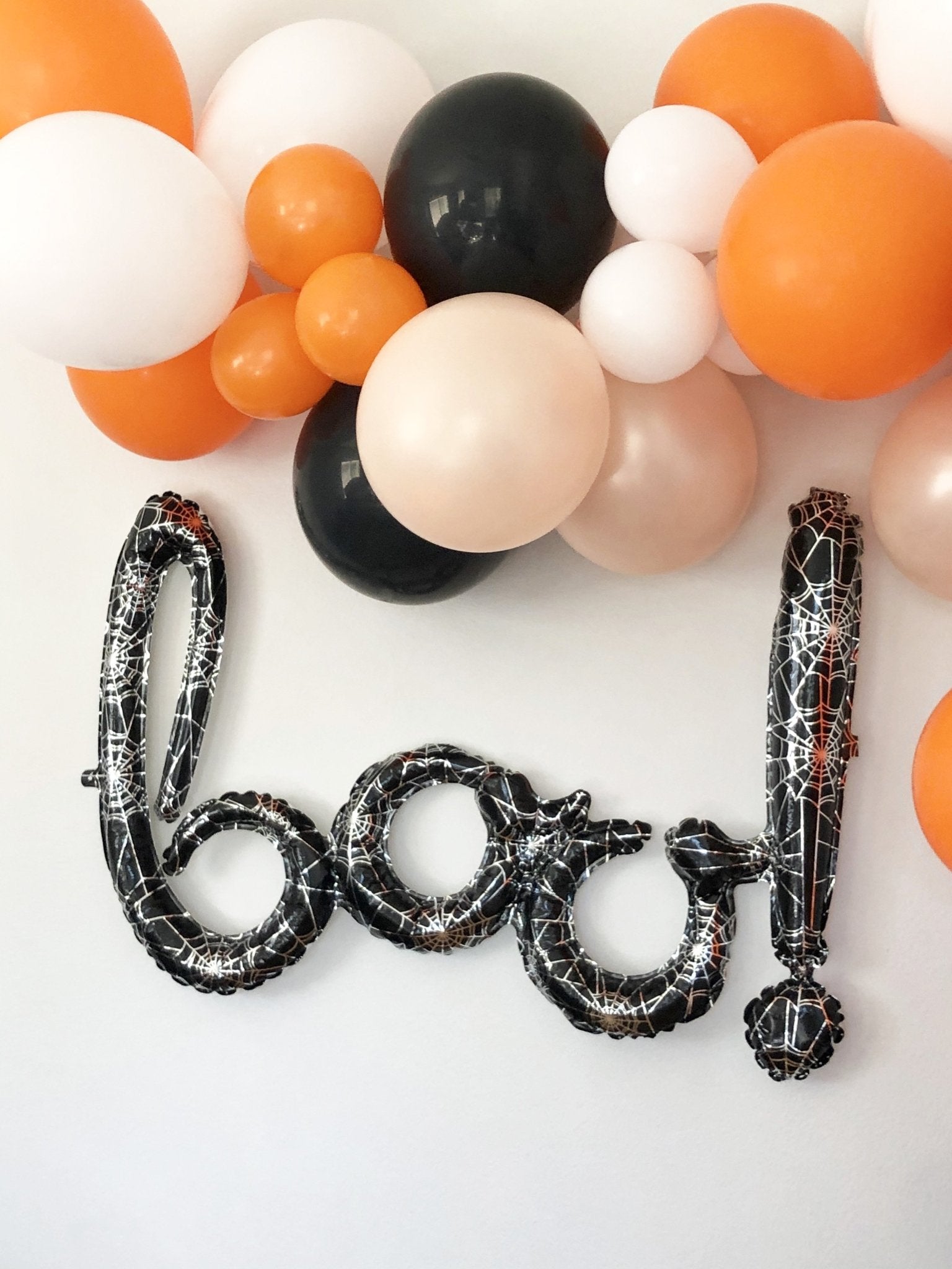 Boo Halloween Balloon Garland Kit