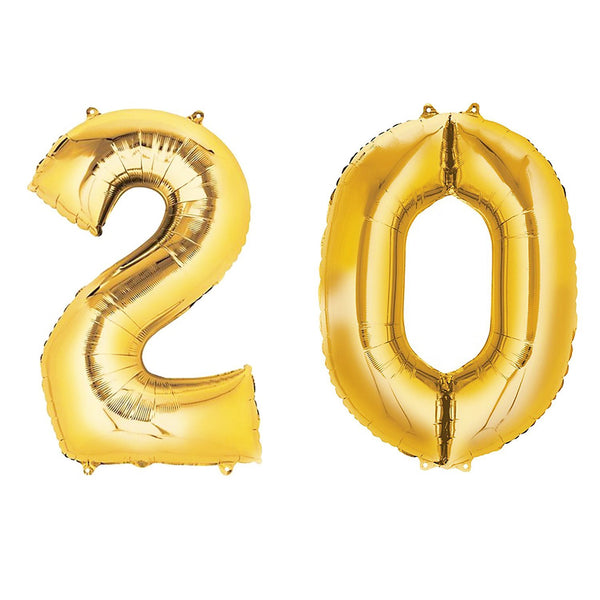 2020 Graduation Balloons - Gold