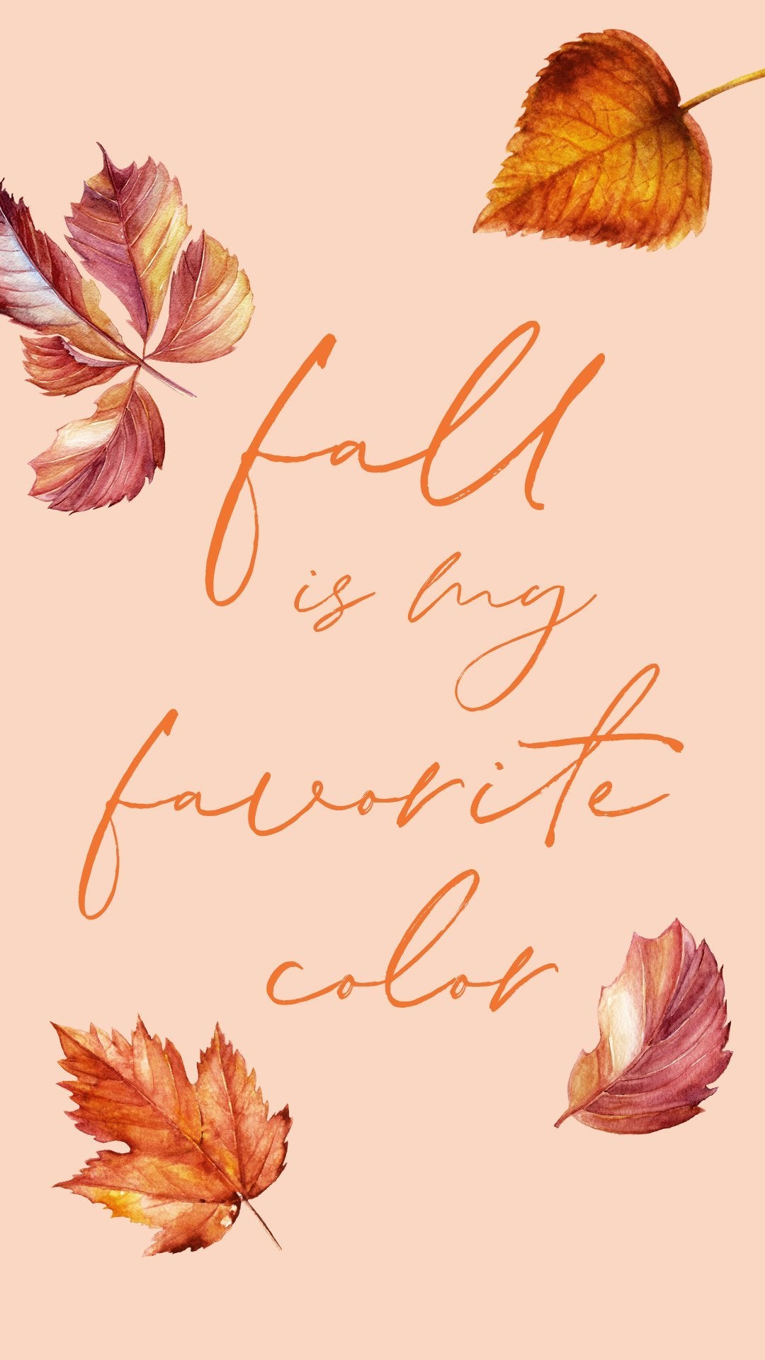 Fall is My Favorite Color - FREE Wallpaper