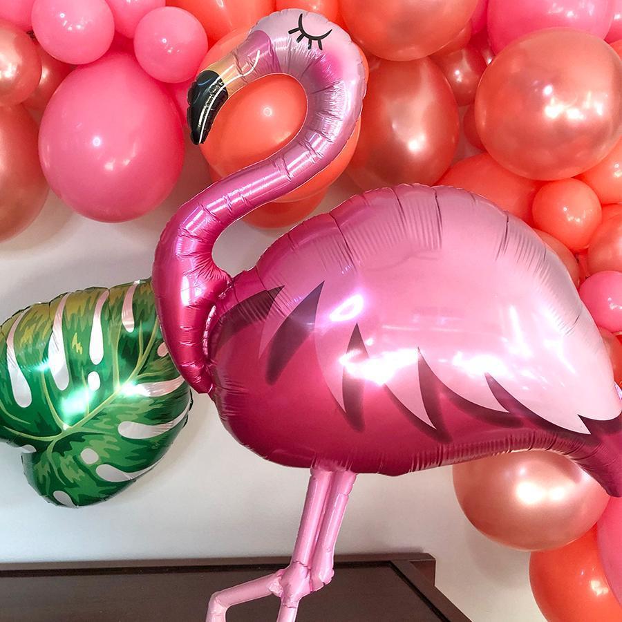 Home / Products / Flamingo and Tropical Leaf Balloon Set