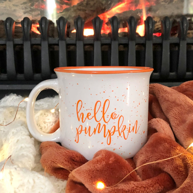 Home / Products / Hello Pumpkin Campfire Coffee Mug - White Version