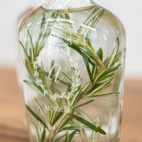 Vintage Style Womens Flask - Glass Flask