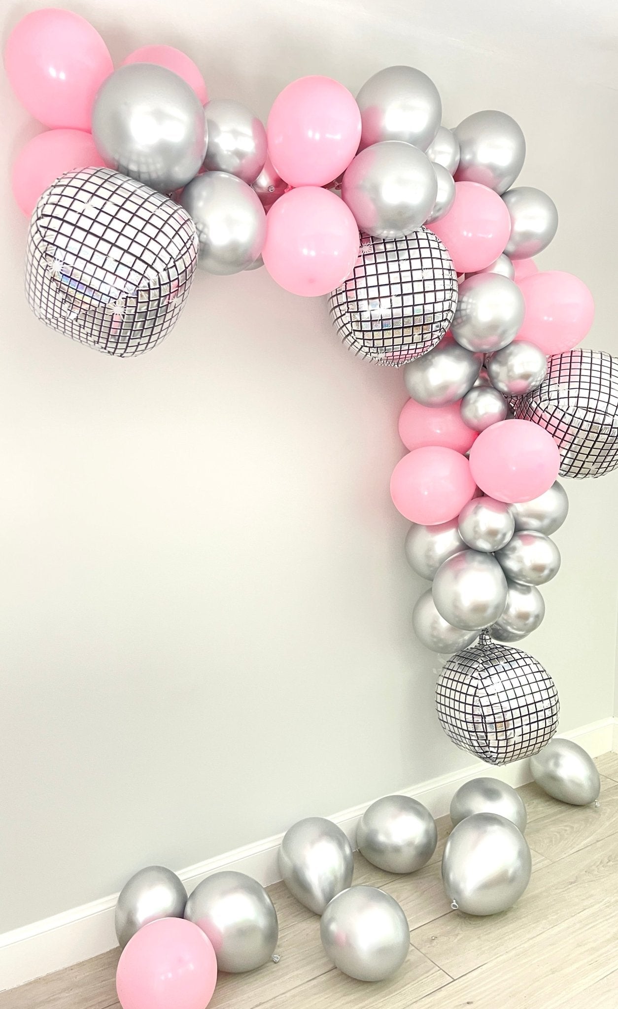 Home / Products / Pink Disco Balloon Garland Kit