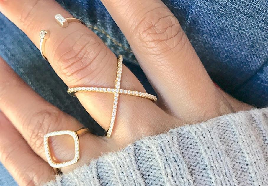 Sofie X Ring - 18 Karat Gold Plated