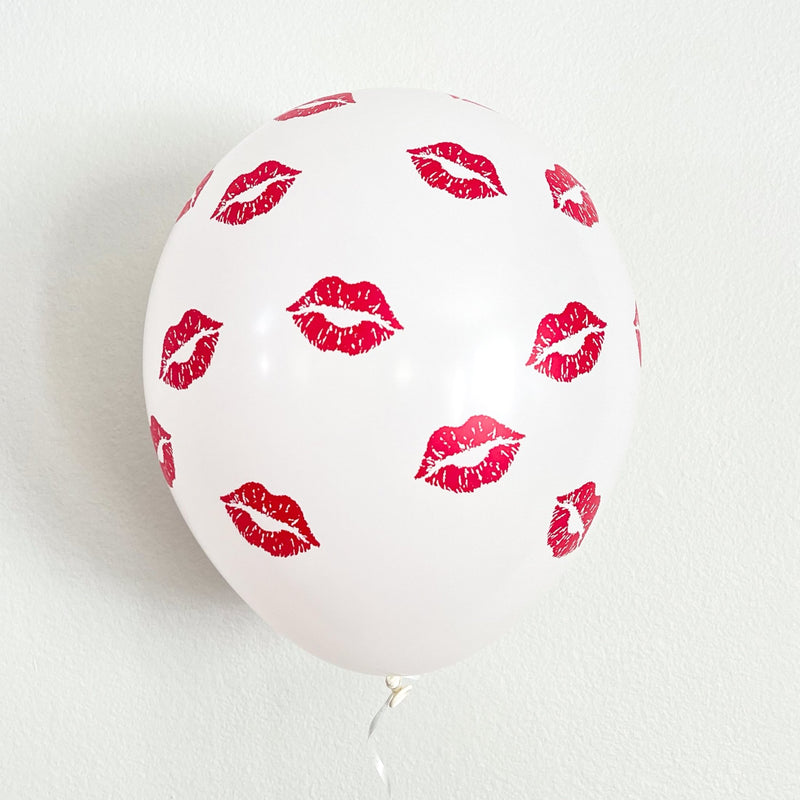Kissy Lips Latex Balloon